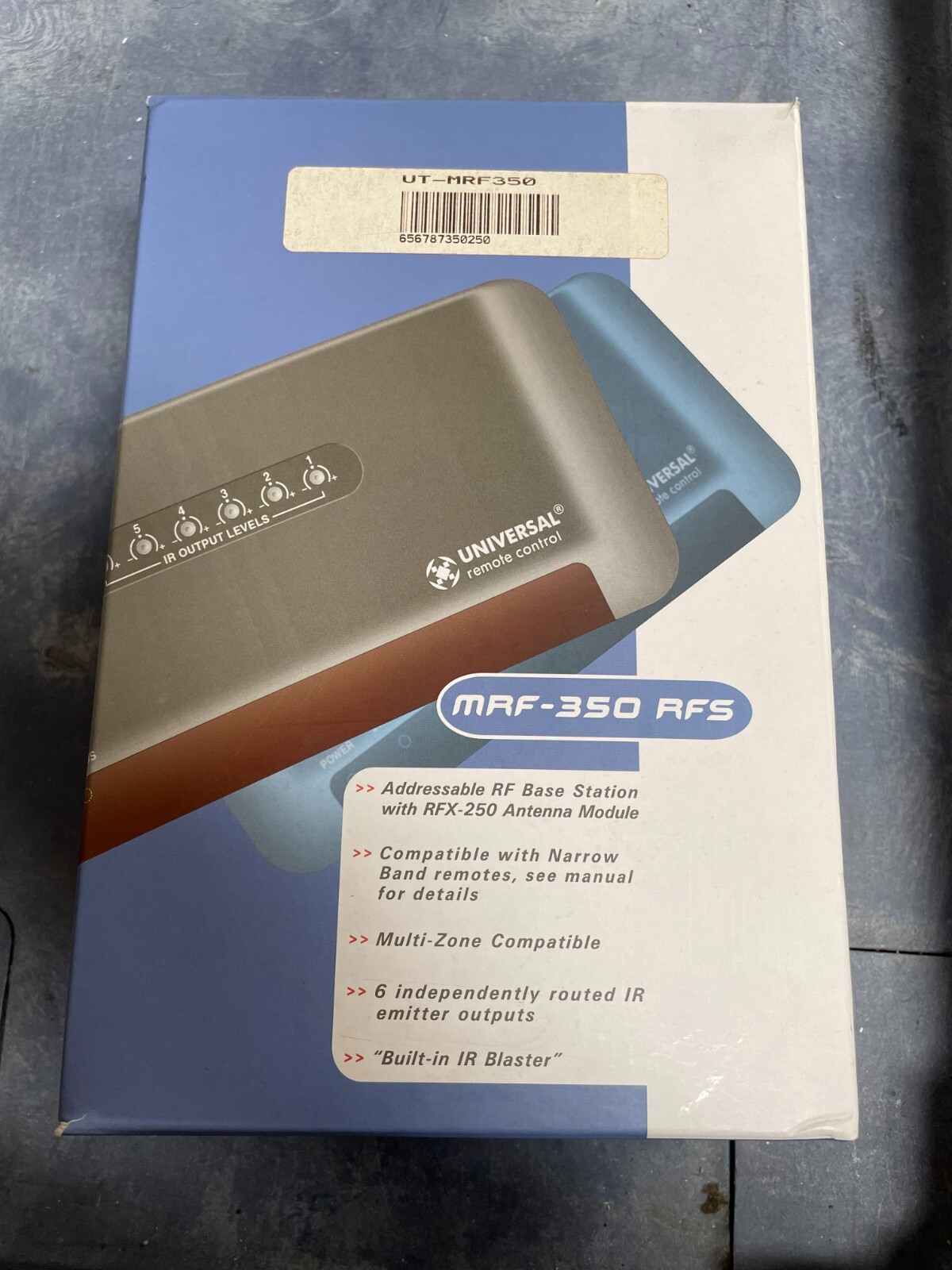 URC+MRF-350+RF+to+IR+Remote+Control+Base+Station+-+Black for sale ...