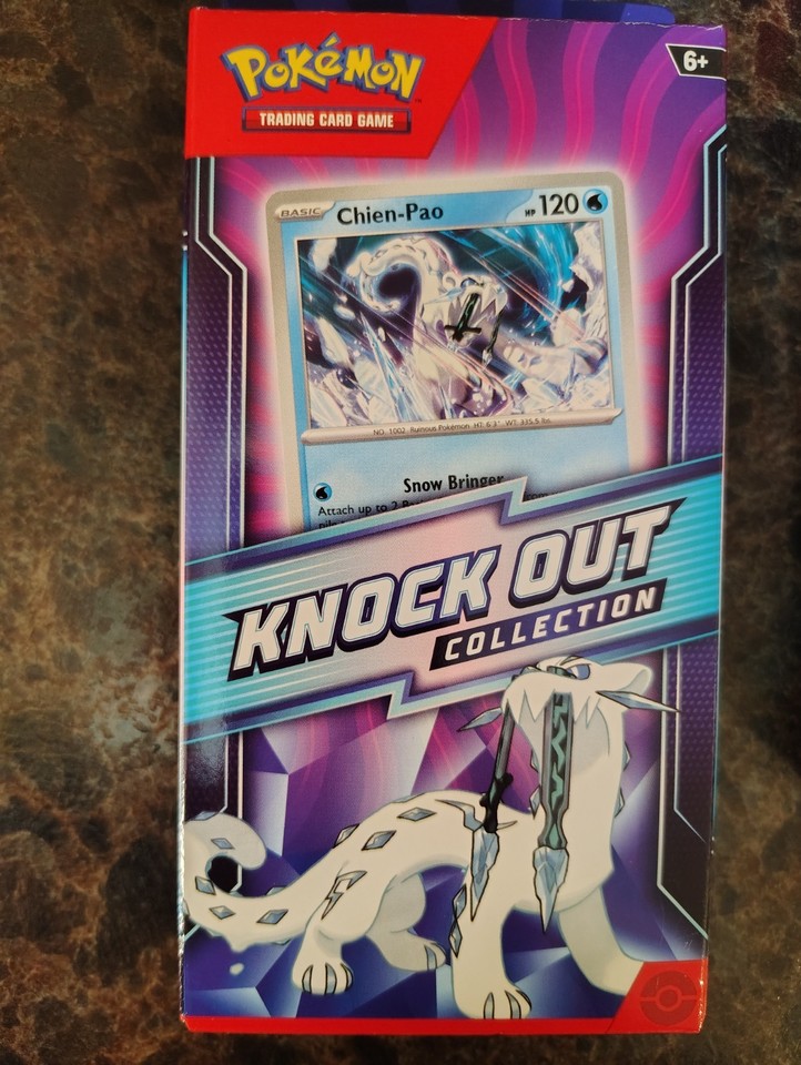 Pokémon Knock Out Collection Chien-Pao Factory Sealed Box (Promo + 2 ...