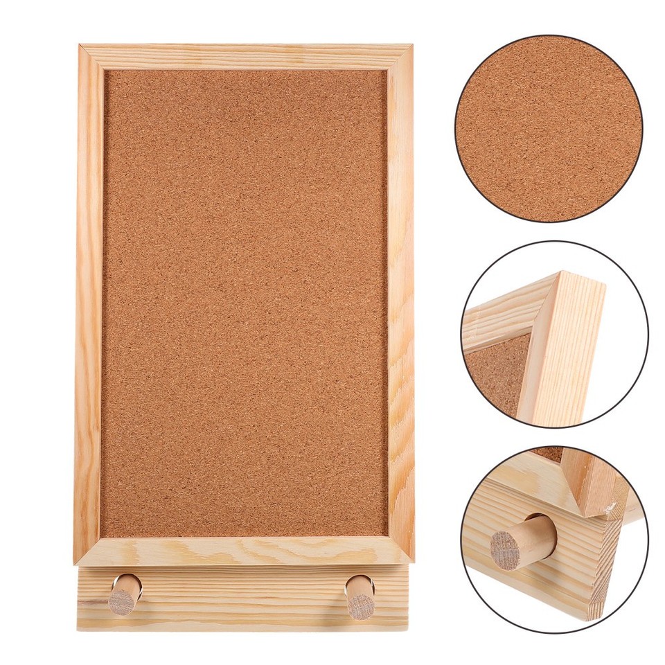 1Set Cork Notice Board Decorative Message Board for Home Office Desk ...
