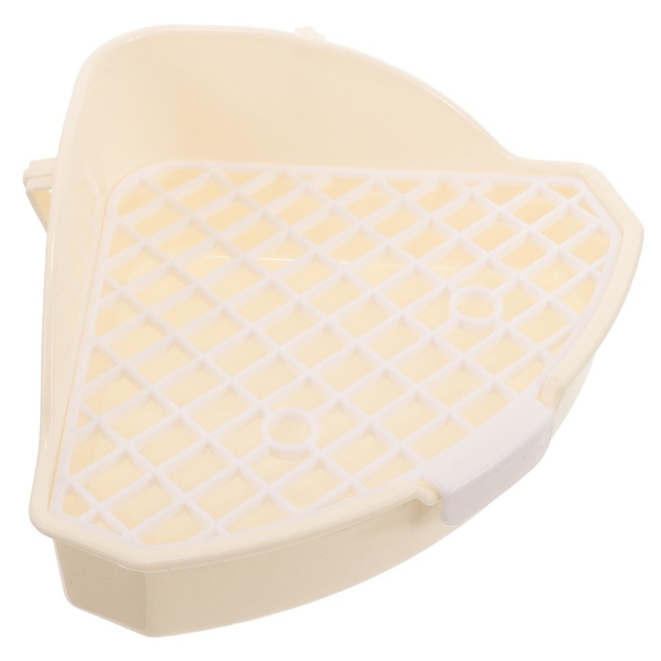 Animal Litter Tray Small Plastic Pan Chinchilla Corner Pet Toilet ...