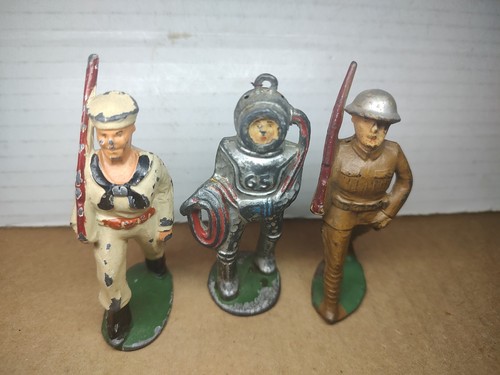 Manoil Sailor,Diver & Soldier Lot | eBay