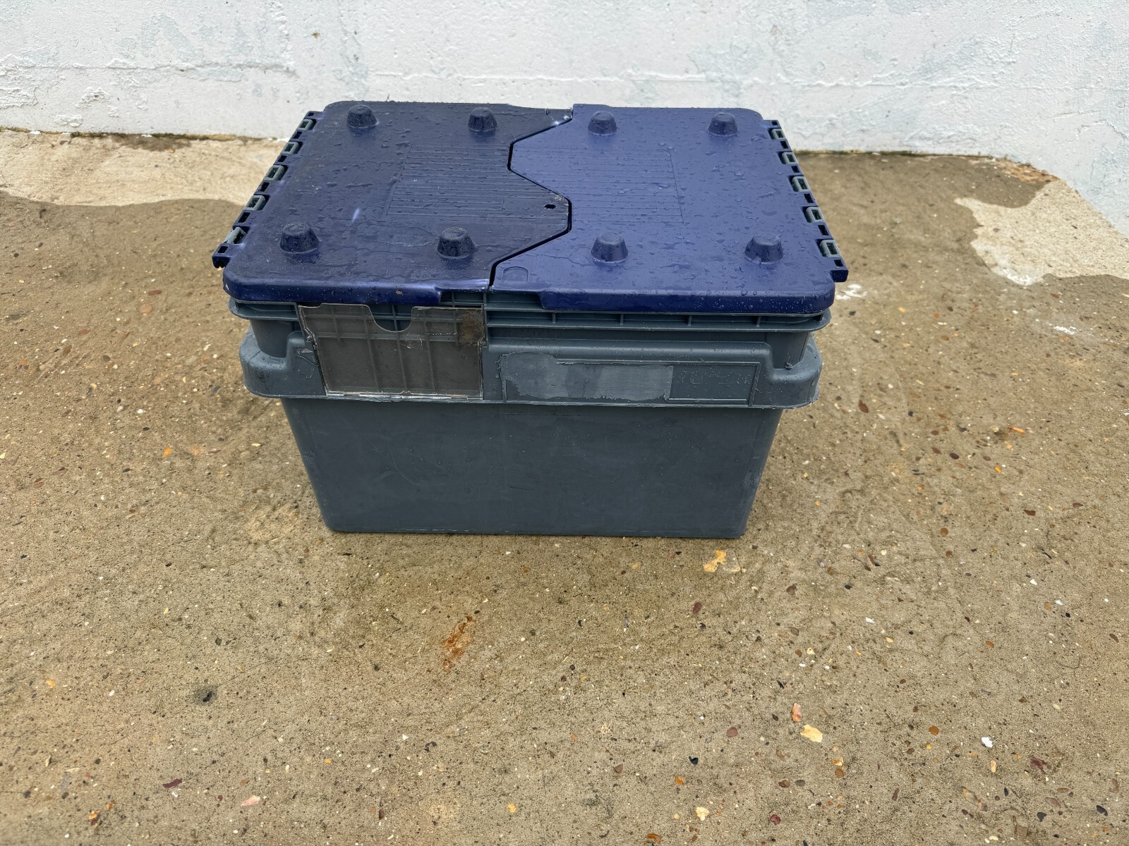 10 x 24ltr Heavy Duty Plastic Storage Tote Boxes 40 x 30 x 25cm ALC ...