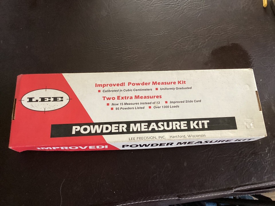 Lee Powder Measure Kit w/13 Uniformly Graduated Dippers Red | eBay