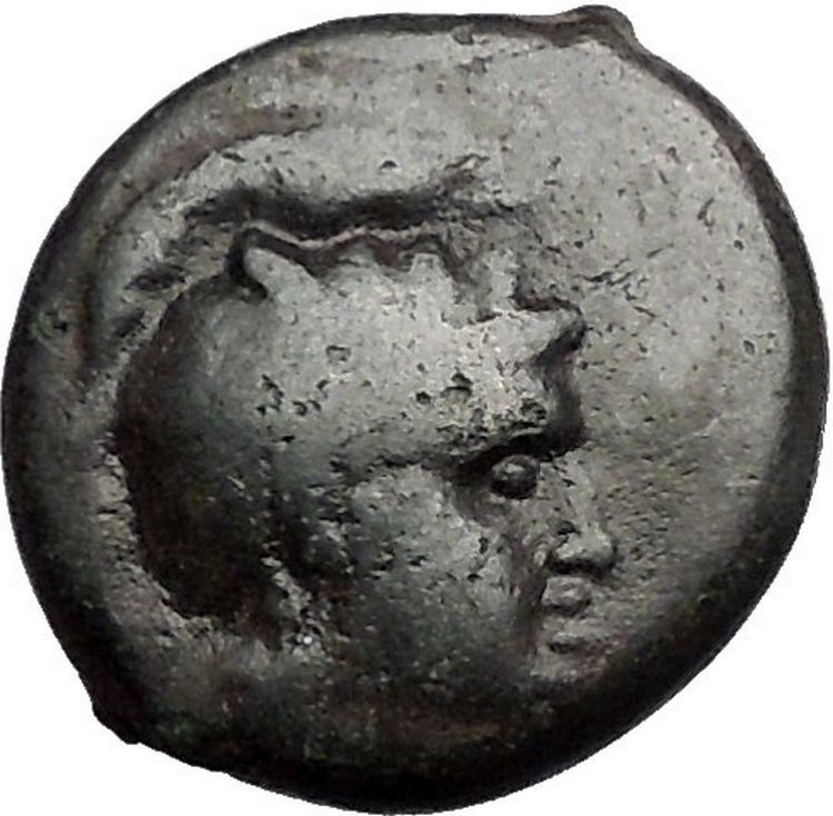 PELLA in MACEDONIA 168BC Roman Quaestor Tamios Athena Bull Greek Coin ...