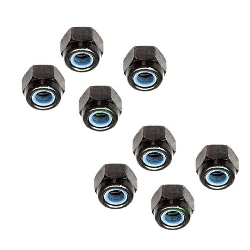 RC Car 4mm Aluminium Locking Wheel Nuts 1/10 1/16 Tamiya Ansmann HPI ...