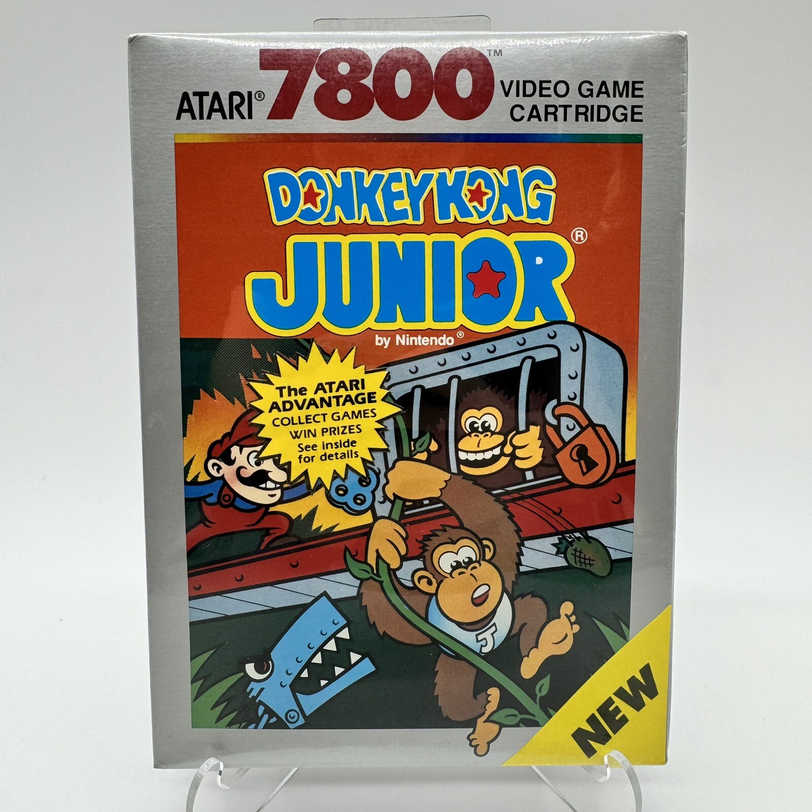 Donkey Kong Junior - Atari 7800 - New - Factory Sealed w/ Hang Tab ...