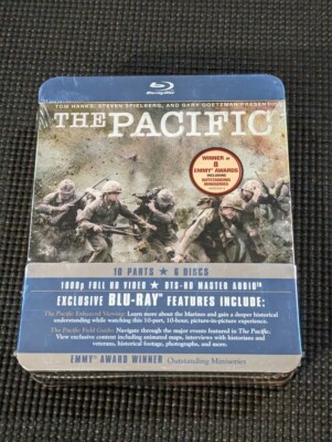 The Pacific (Blu-ray, 2010) Tin Set 10 Parts 6 Discs New Exclusive ...
