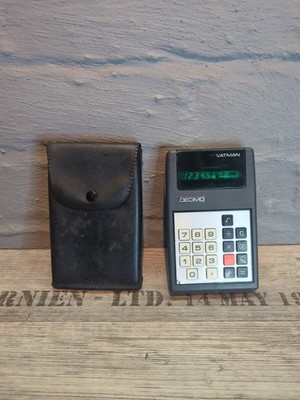 Vintage Decimo Super Vatman SS II 1970s Calculator - Green LED Display ...