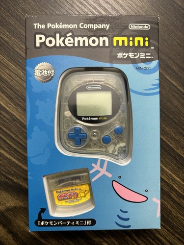 Pokemon Mini Wooper Blue Console + Pokemon Party Set Boxed - US Seller ...