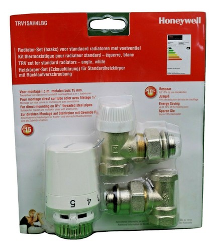 Honeywell 15mm White Angled TRV Kit TRV15AH4LBG | eBay