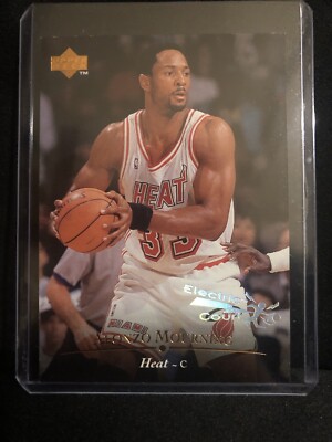 1995 Alonzo Zo Mourning Upper Deck #217 NBA Miami Heat Basketball Card ...