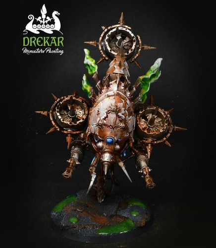 Death Guard Foetid Bloat-Drone warhammer 40K ** COMMISSION ** painting ...