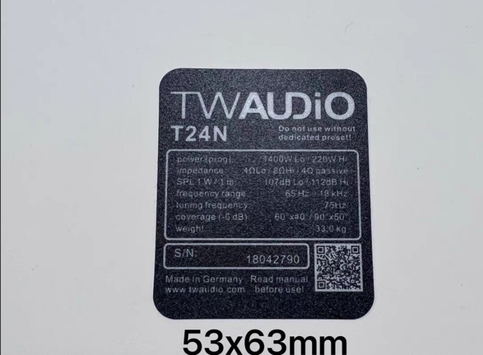 4pcs Replacement Tw audio Badge Emblem Logo T24N Sticker Aftermarket | eBay