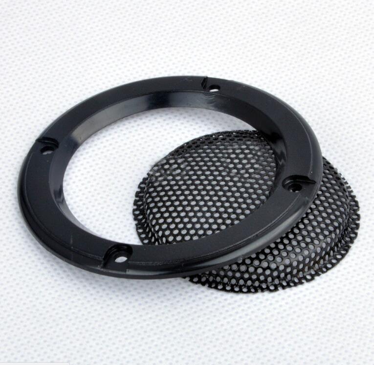 2pcs 2" inch 1# Tweeter Audio Speaker Cover Decorative Circle Metal ...