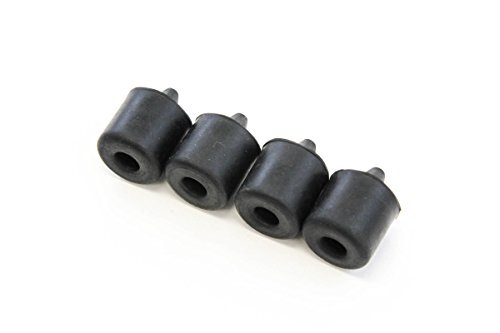 Red Hound Auto 4 Exterior Rubber Bumpers Compatible with Ford Ranger ...