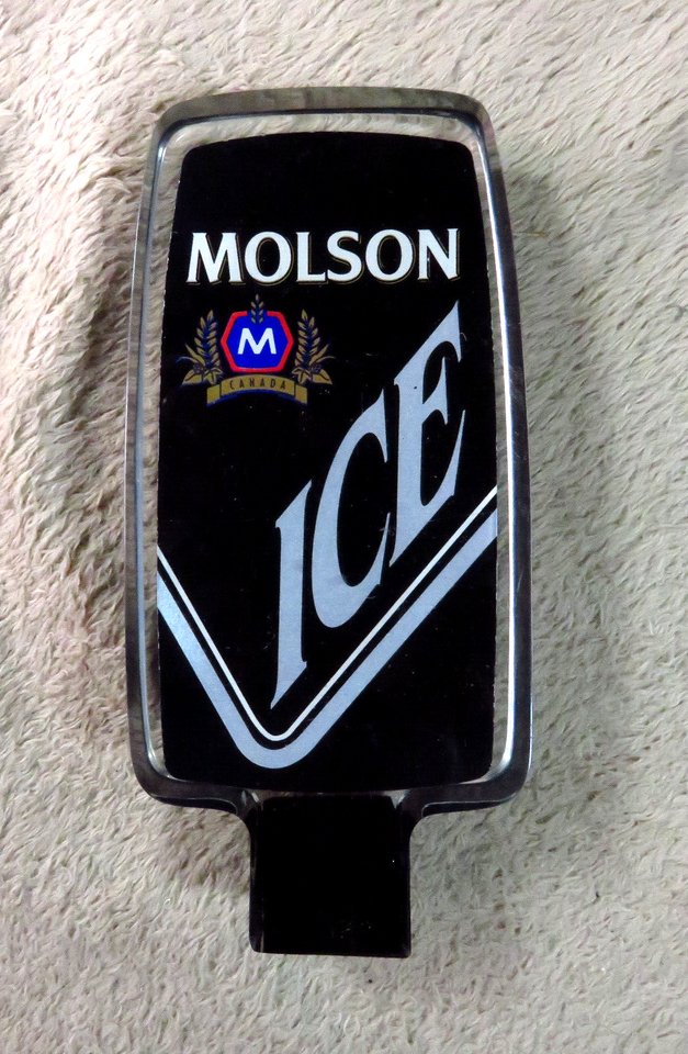 Molson Ice Canada Beer Tap Handle Keg Tap Lucite Acrylic Knob Man Cave ...