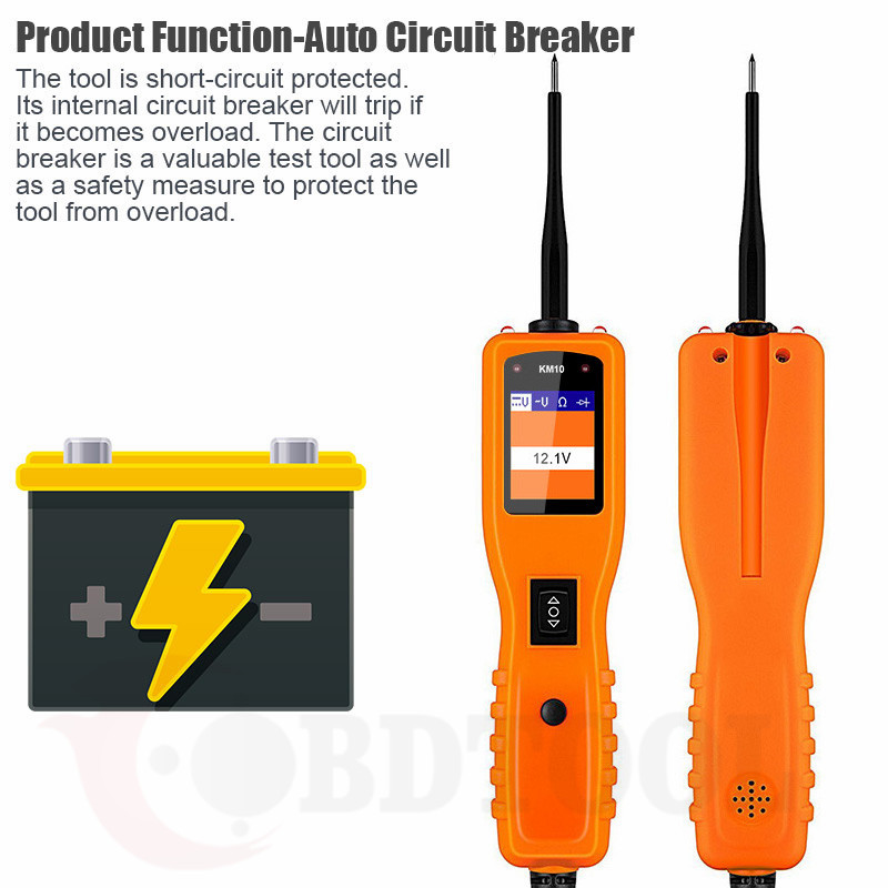 Car Circuit Battery Tester Electrical AVOmeter Detection Probe ...