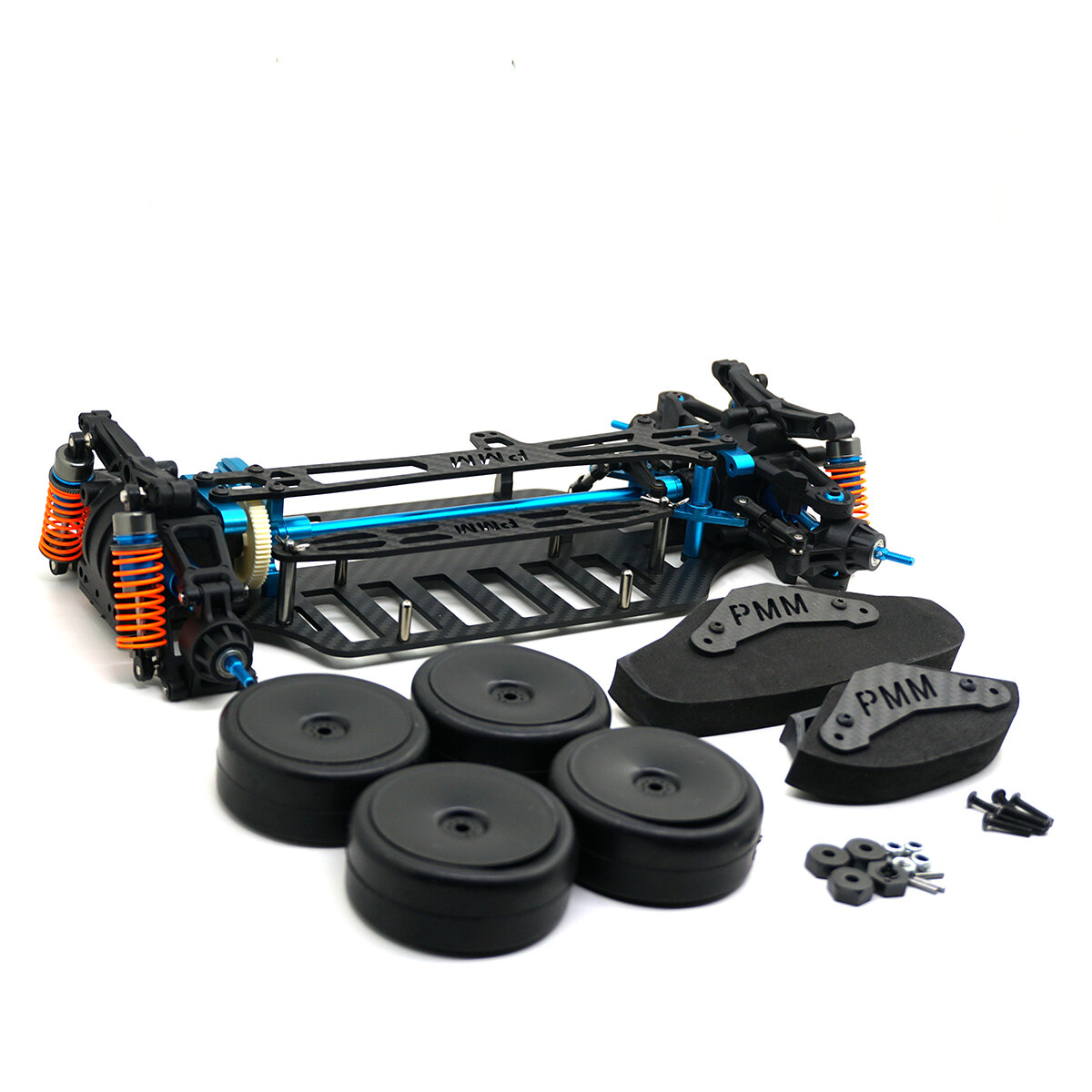 Plastic & Carbon Shaft Drive 1/10 RC 4WD Touring Car Frame Kit for TT01 ...