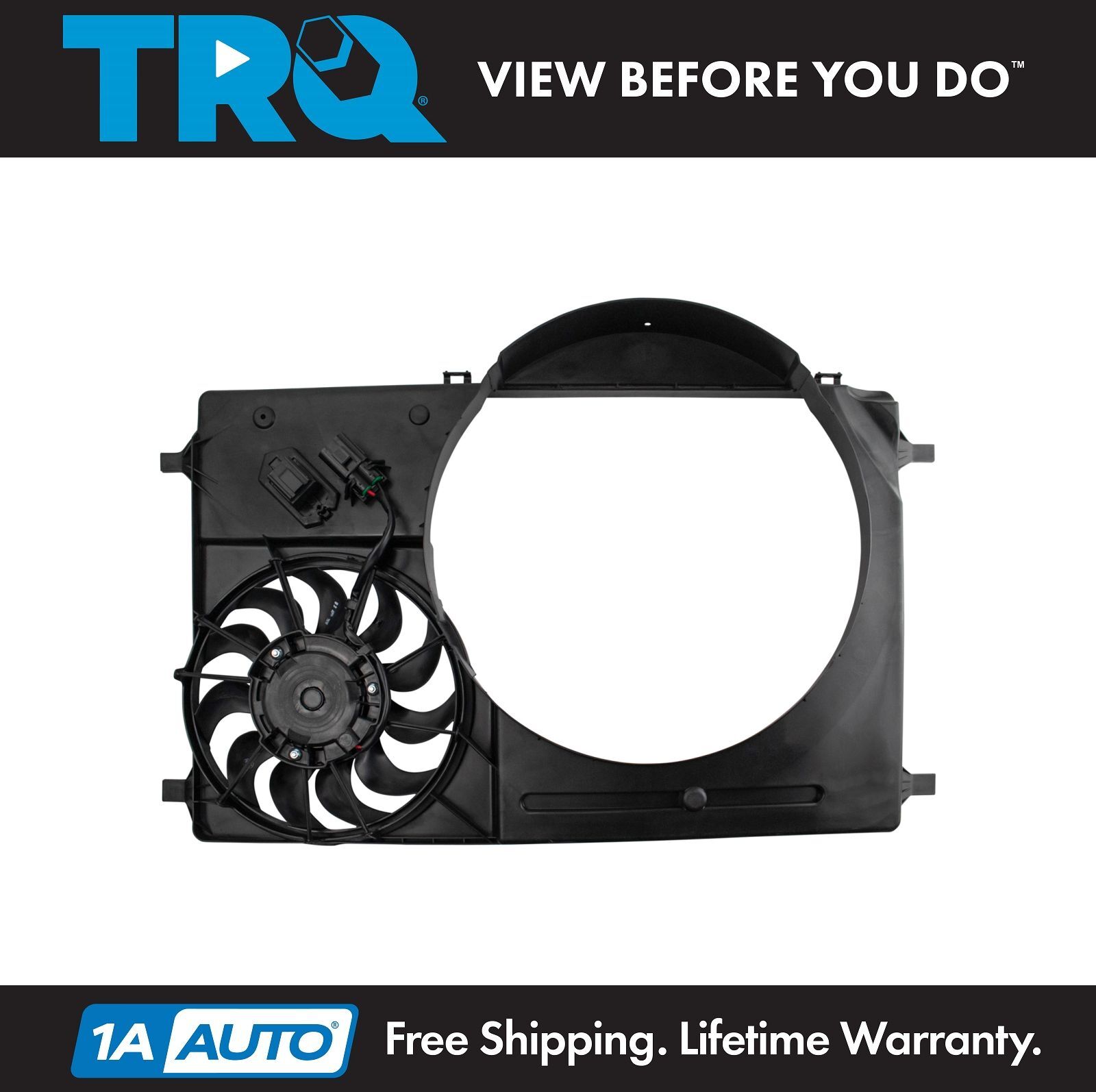 TRQ Engine Radiator Cooling Fan Assembly for Ford Transit T150 T250 ...