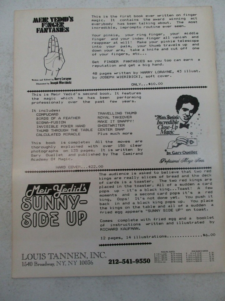 MUM MAGAZINE DECEMBER 1983 JAMES SWOGER MAGIC UNITY MIGHT MAGICIAN ...