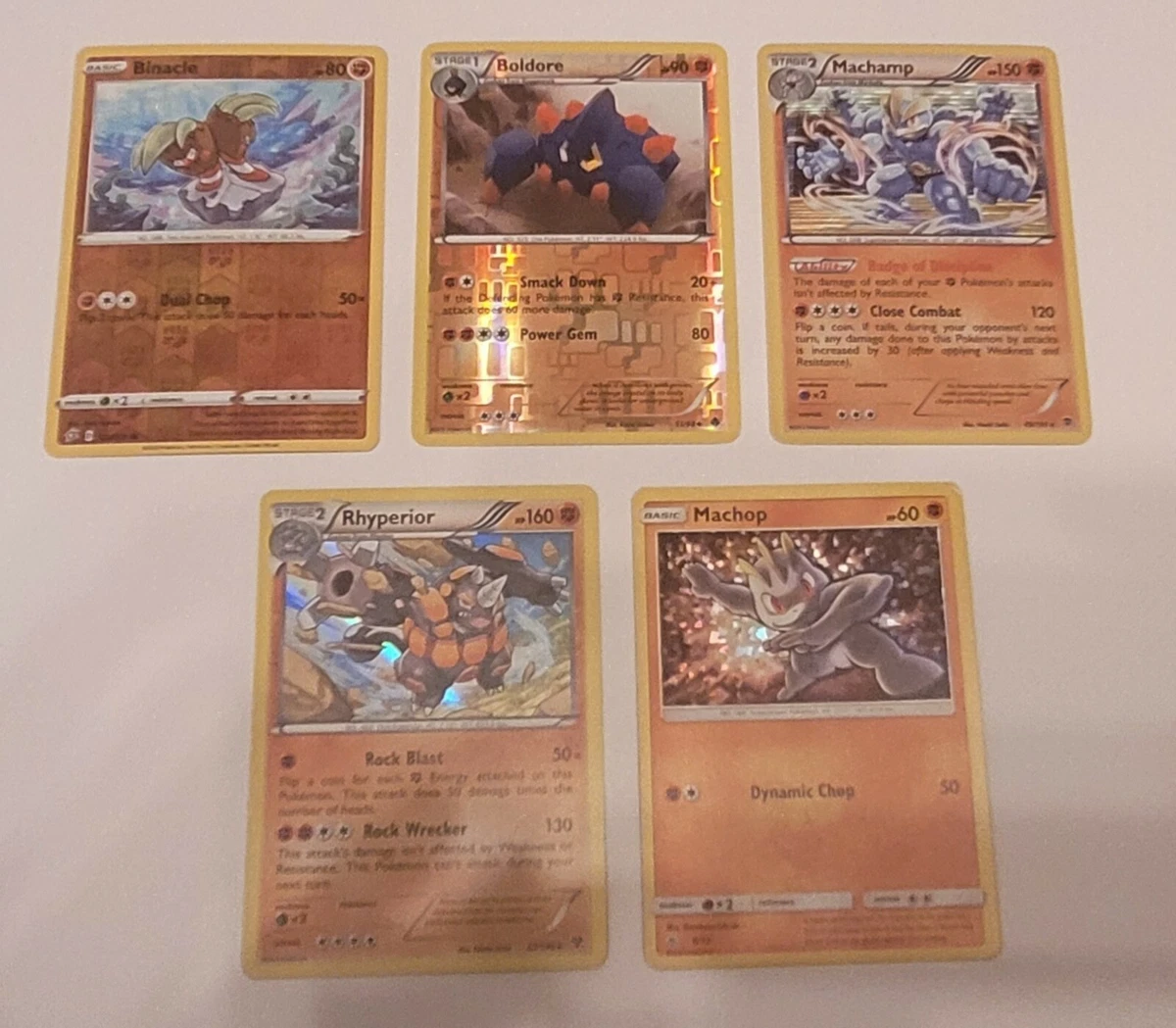 All Fighting Type Pokemon Cards