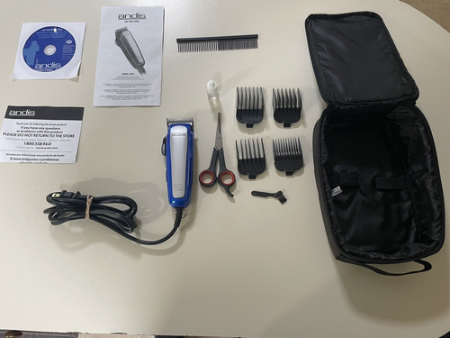 Andis RACA Corded Pet Grooming Clippers w/ #2, 4, 6 & 8 plus Manual, CD ...