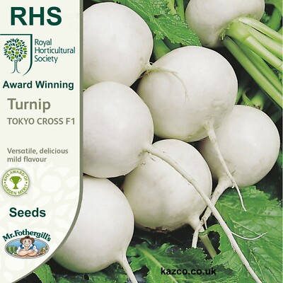 Turnip Seeds 'Tokyo Cross F1' by RHS Vegetable Seeds UK Delivery ...