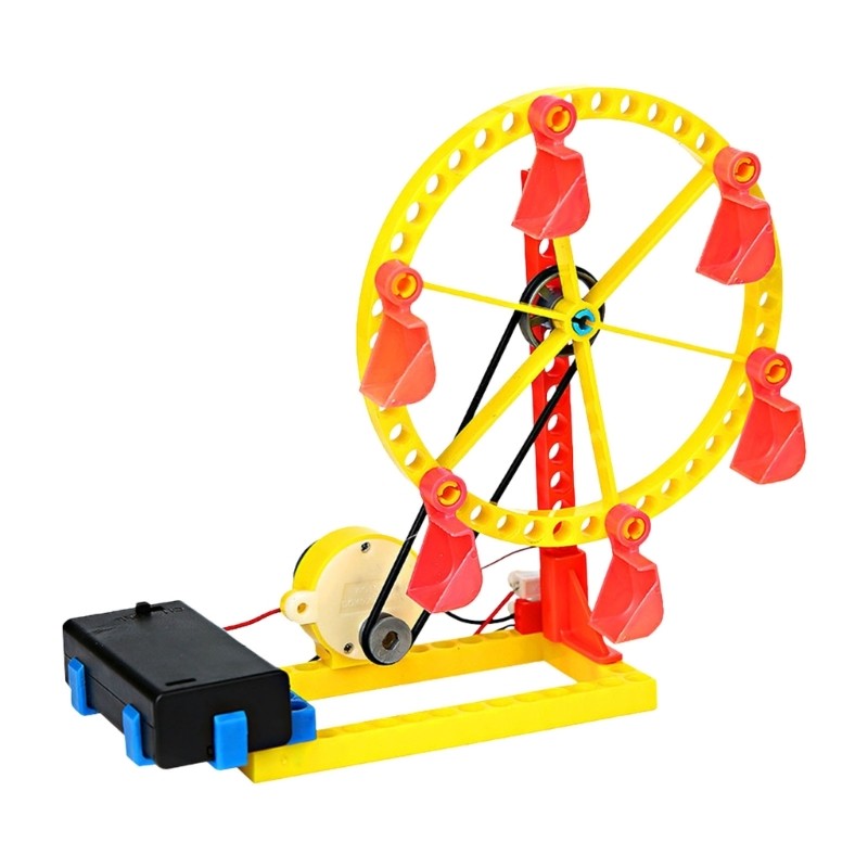 Educational Plastic Physics Toy Big Wheel Model Set For Kids Easy Build ...