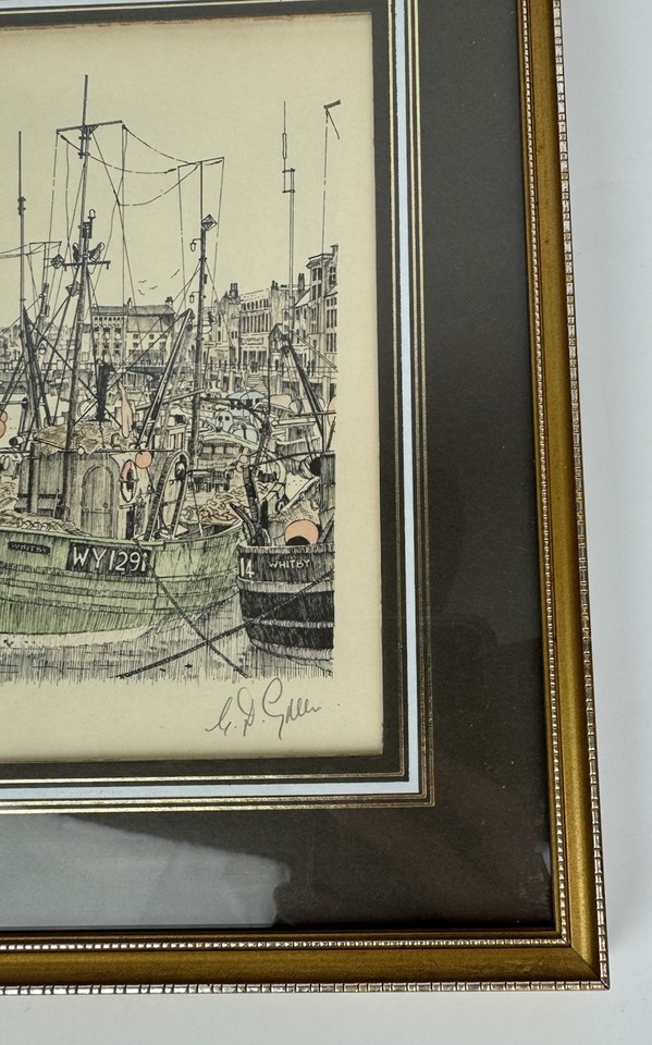 Charles David Green Limited Edition Print Whitby Harbour North ...