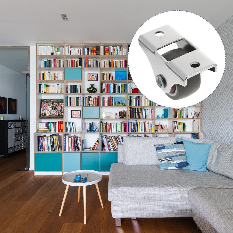 4 Pcs Silent Directional Wheel Small Wheels for Furniture Fixed Caster ...