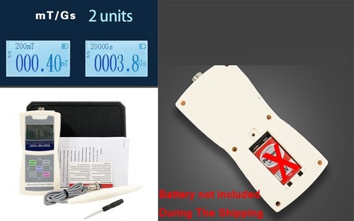 Tesla Meter Digital Gauss Meter Gaussmeter Magnetic Flux Meter Radial ...