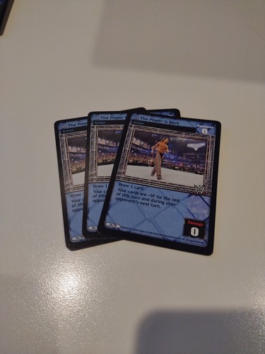 WWE Raw Deal The Power Is Back Lot of 3 Promo Prize 36/TK | eBay