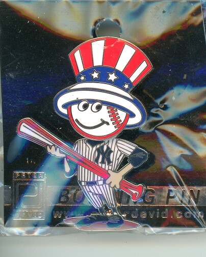 MLB Bobblehead Pin Choice Giants Yankees Mets Dodgers Angels + Bobble ...