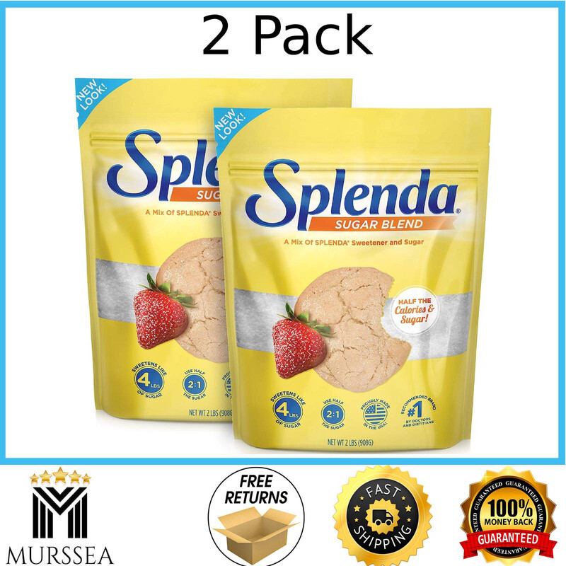 Splenda Sugar Blend 32 oz - Pack of 2 Bags - Great for Baking ...