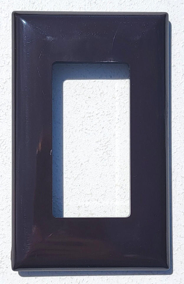 Pass and Seymour BROWN Snap-On Wall Plate Single Gang SNAP-11 Self ...