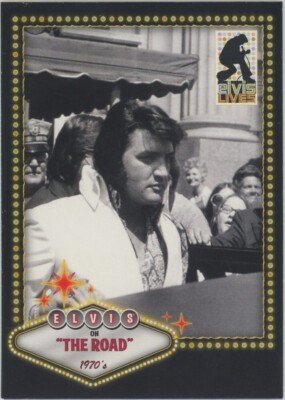 2006 Press Pass Elvis Lives Elvis Presley 70's Insert Elvis On The Road ...