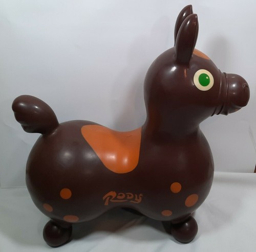 1984 Ledraplastic Inflatable Rody Riding Horse Brown Ships Deflated | eBay