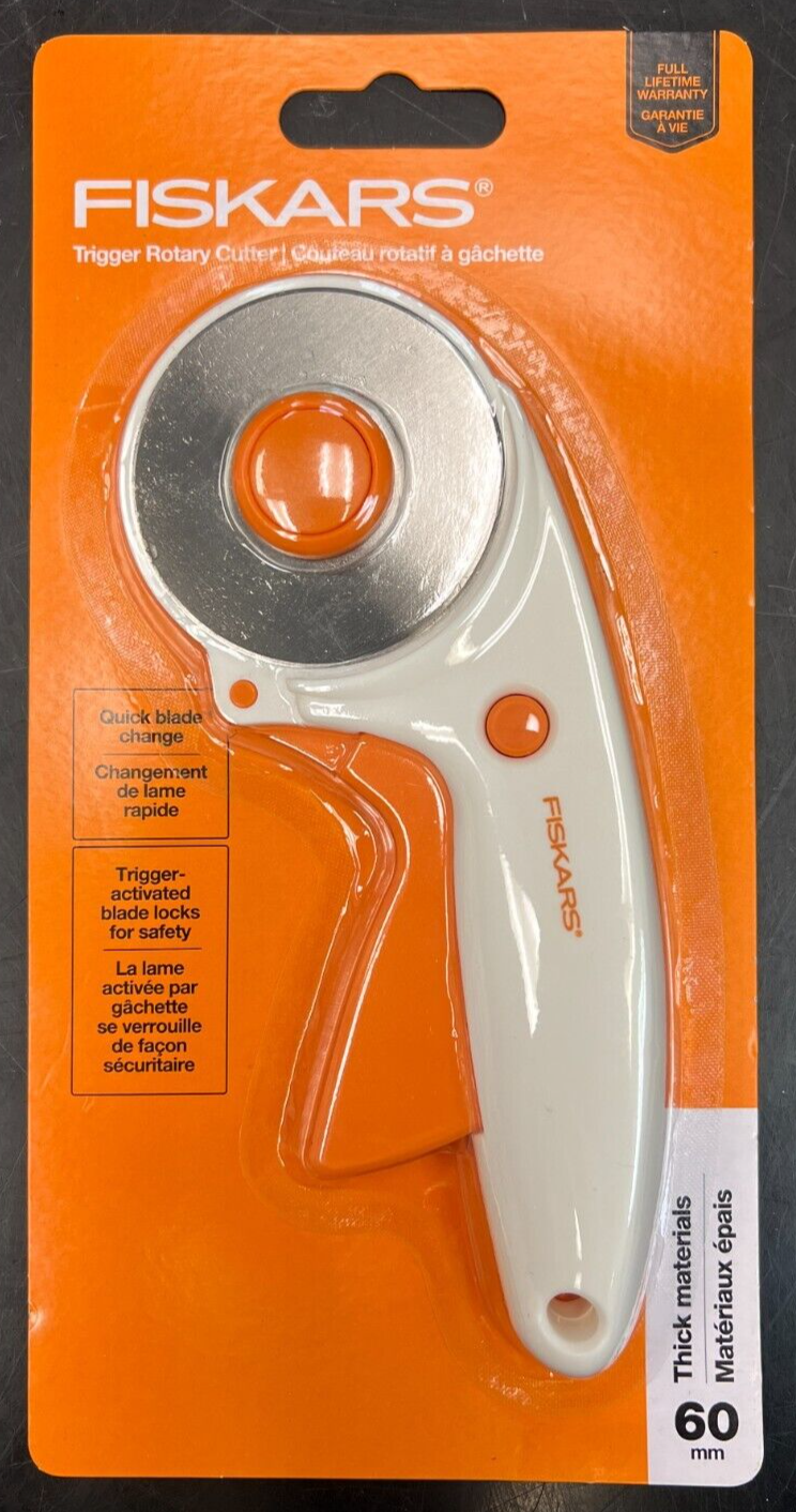 FISKARS TRIGGER ROTARY CUTTER 60MM (185330) | eBay