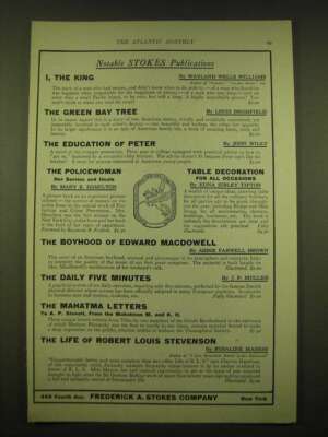 1924 Frederick A. Stokes Company Ad - The King by Wayland Wells ...