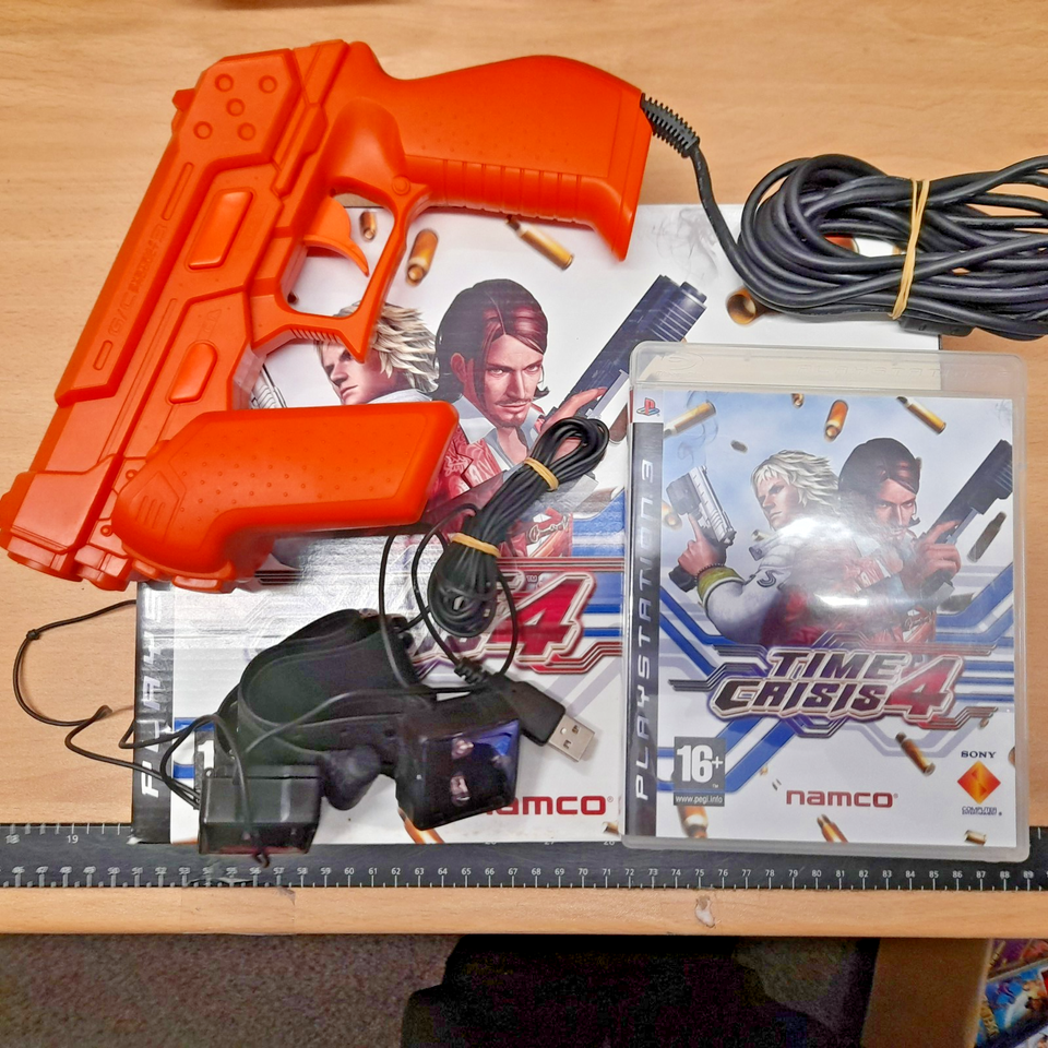 PlayStation 3 Game Time Crisis 4 + GunCon 3 - Boxed With Sensors VCG ...