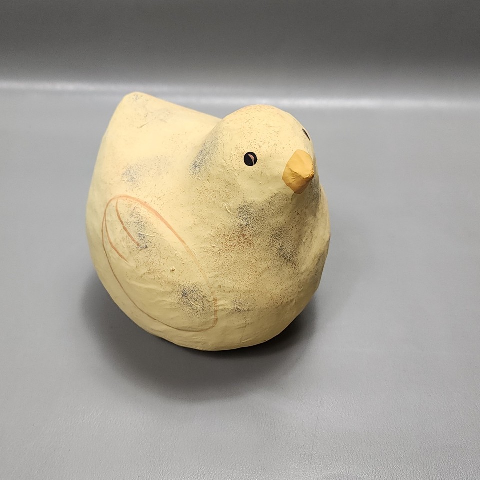 Vintage Midwest of Cannon Falls Paper Mache Chick Yellow 5 1/2 ...