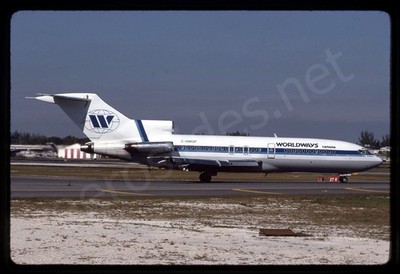 Worldways Canada Boeing 727-100 C-GWGP Jan 90 Kodachrome Slide/Dia B23 ...