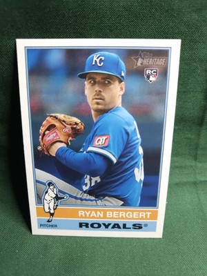 2025 Topps Heritage High Number #537 RYAN BERGERT RC ROYALS | eBay