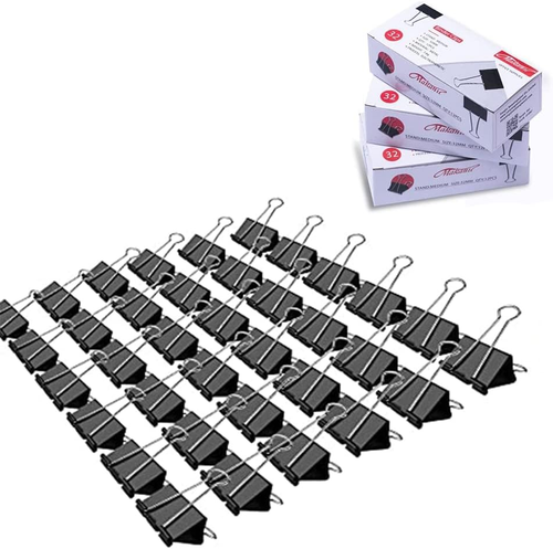 Medium Binder Clips, 36 Pack, 1-1/4 Inch, 1.25 Inch, Standard 32Mm ...