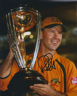 Ricky PONTING Signed Autograph 10x8 Photo +RD COA Australia CRICKET In ...