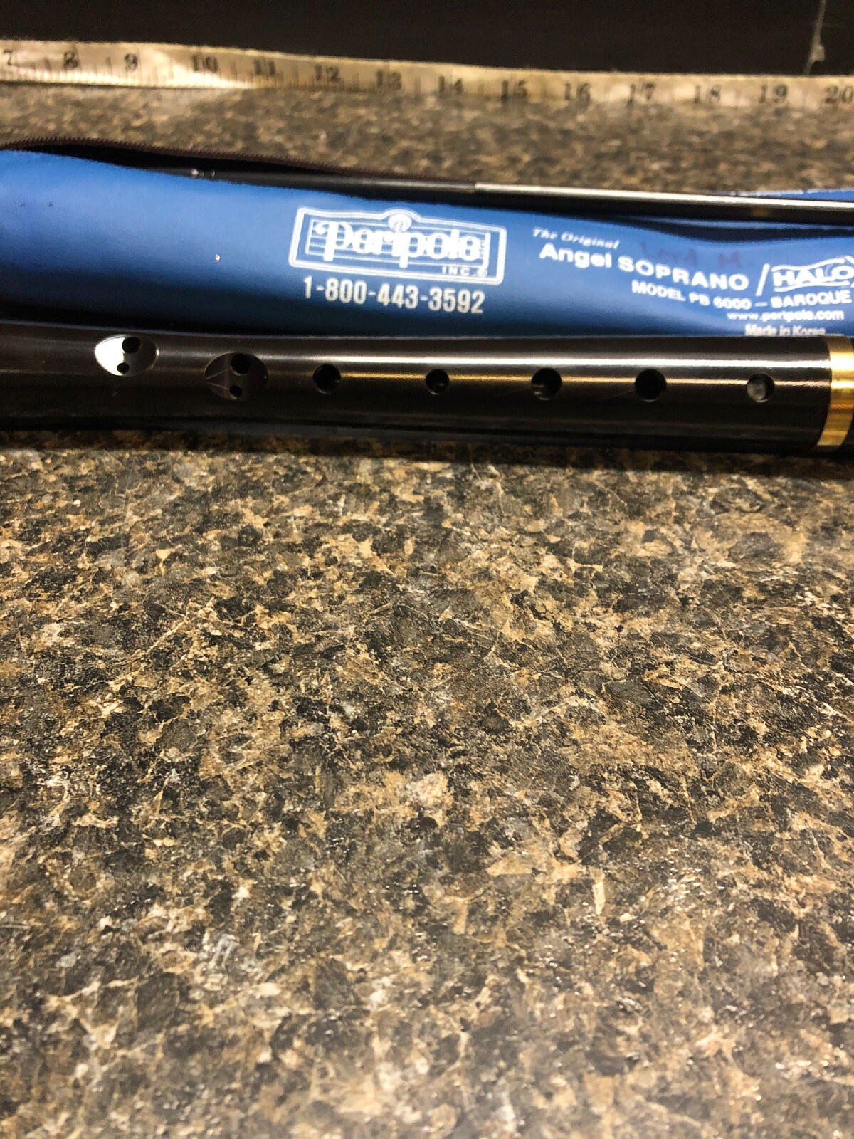 Peripole PB-6000 Angel Soprano Halo Recorder Flute 12-1/2 Inches with ...