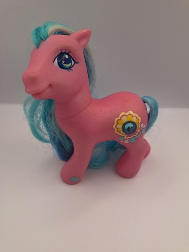 My Little Pony Pink Yellow Flower Blue Jewel Cutie Mark | eBay