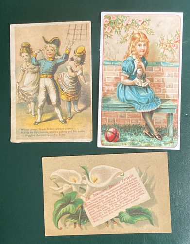 Victorian Trade Card (Lot of 3) Various Cards | eBay