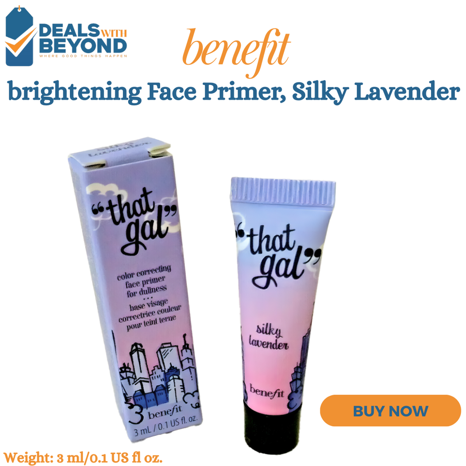 Benefit 'That Gal' Brightening Face Primer, Silky Lavender. Pack of 3 ...