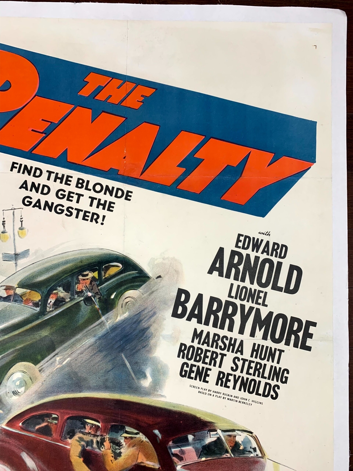 The Penalty - Lionel Barrymore (1941) US One Sheet Movie Poster LB | eBay